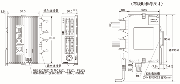 FP0R系列CPU单元AFP0RT32CT(带RS232C端口、实时/时钟功能)-KERNTECH，科恩电气，工业自动化控制系统服务商