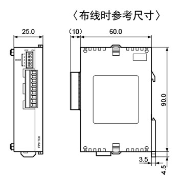 FP0R智能单元-AFP0RAD4模拟量输入单元-KERNTECH，科恩电气，工业自动化控制系统服务商