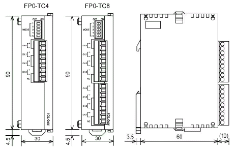 FP0R智能单元-AFP0RAD4模拟量输入单元-KERNTECH，科恩电气，工业自动化控制系统服务商