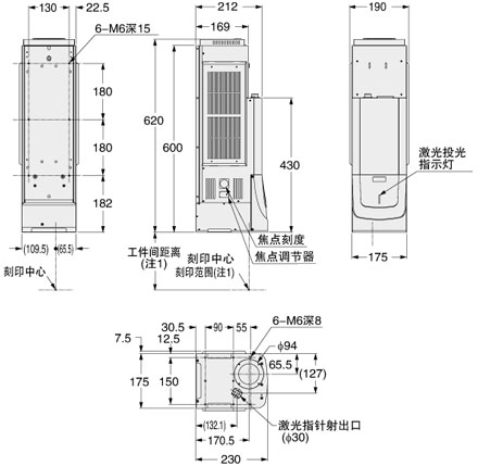 CO2激光打标机 LP-400系列通用型 LP-430U(LP-430TU)-KERNTECH，科恩电气，工业自动化控制系统服务商